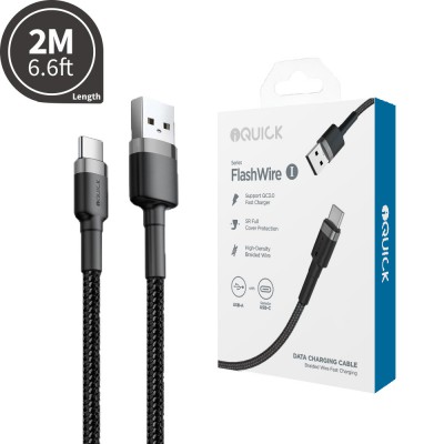 iQuick 2M USB to USB-C Fast Charging Cable - M&L Computers Technology
