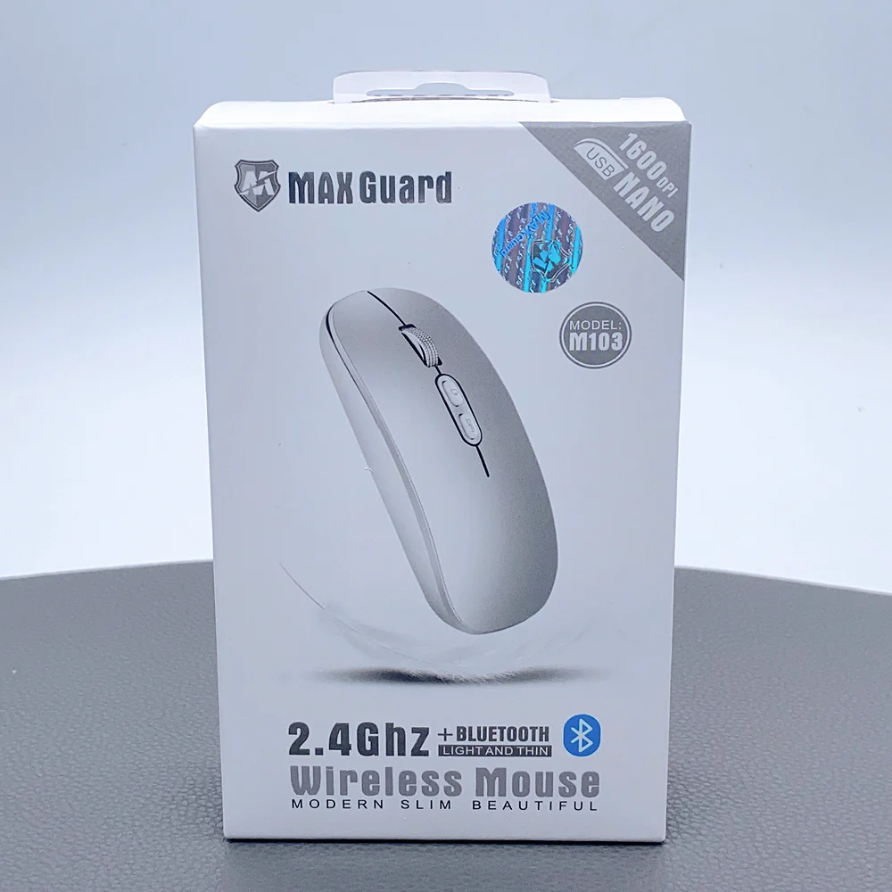 Maxguard 2.4ghz Bluetooth/Wireless Mouse M103 - M&L Computers Technology