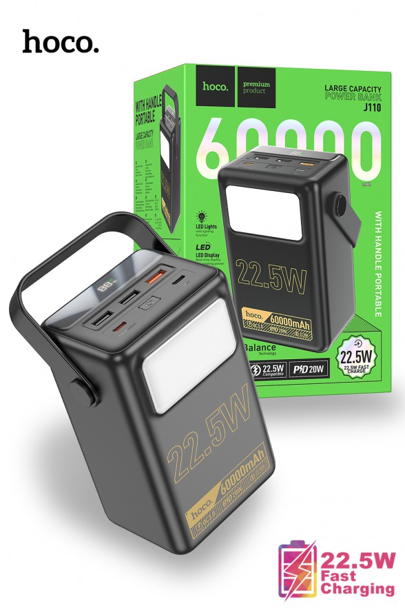 Hoco J110 60000mAh 22.5W Powermaster - M&L Computers Technology