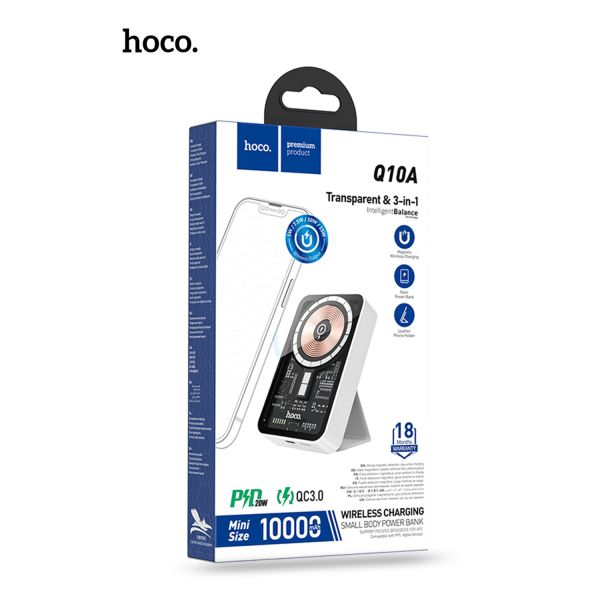 Hoco “Q10A” 10000mAh Magnetic Wireless Charging - M&L Computers Technology