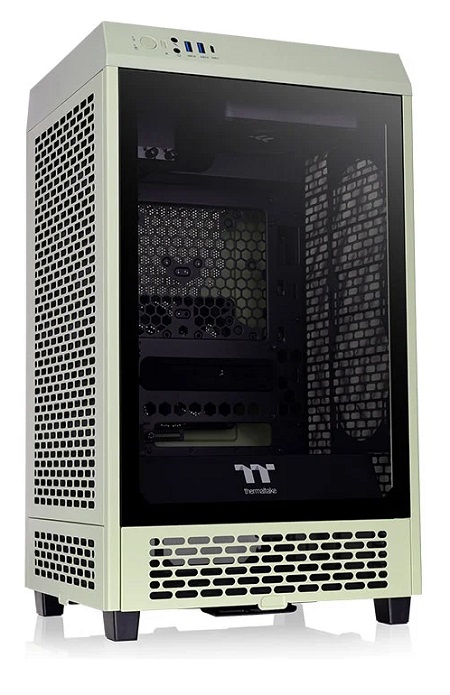 Thermaltake, The Tower 200, Mini-Tower, Tempered Glass, Drive Bays: 2×3 ...