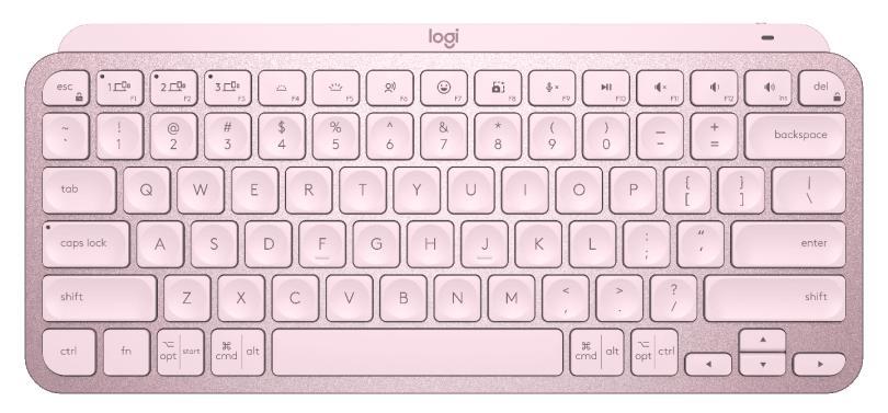 Logitech MX Keys Mini Wireless Illuminated Keyboard - Rose - M&L ...