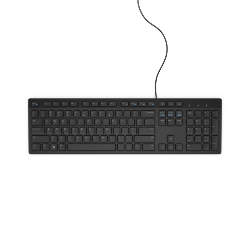 Dell Multimedia Keyboard, Wired, Black - M&L Computers Technology