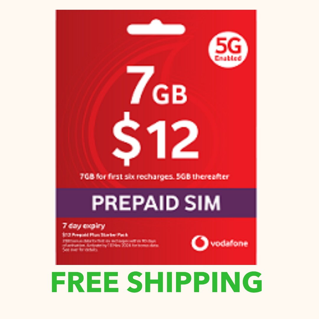 Vodafone $12 Prepaid Triple Sim Kit - M&L Computers Technology