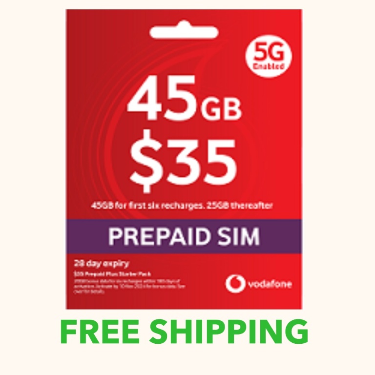 Vodafone $35 Prepaid Triple Sim Kit - M&L Computers Technology