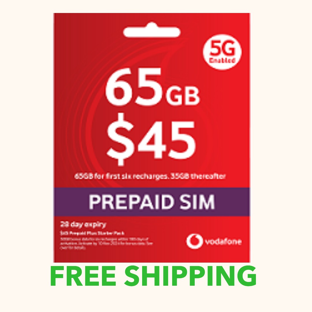 Vodafone $45 Prepaid Triple Sim Kit - M&L Computers Technology