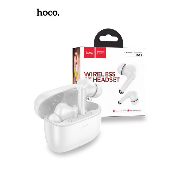 Hoco EQ2 White Physical Noise Cancellation TWS - M&L Computers Technology
