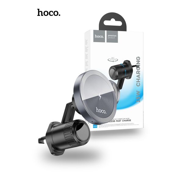 Hoco HW6 Vision Magnetic Air Vent Wireless Charger - M&L Computers Technology